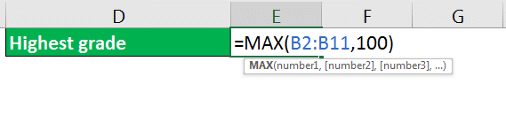 How To Use The Excel Functions Max And Min To Find Values