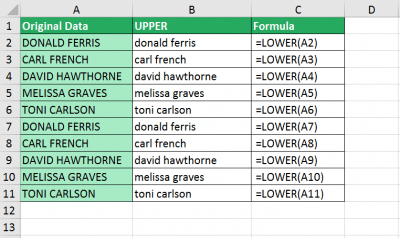 How to Change Case in Excel: Capitalize First Letter (or ALL)