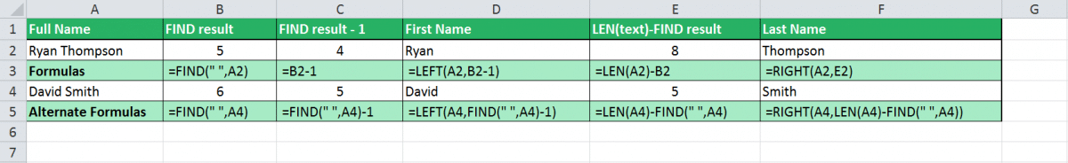 How to use the Excel functions SEARCH & FIND [2019 Tutorial]