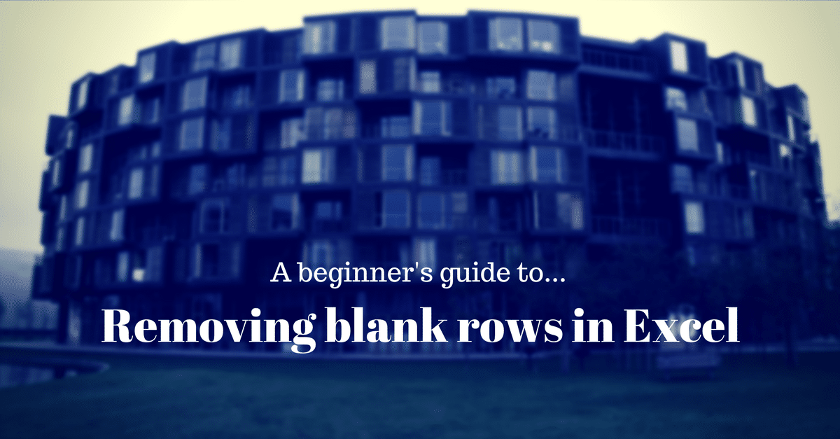 How To Delete Blank Rows In Excel Step by Step 2024 