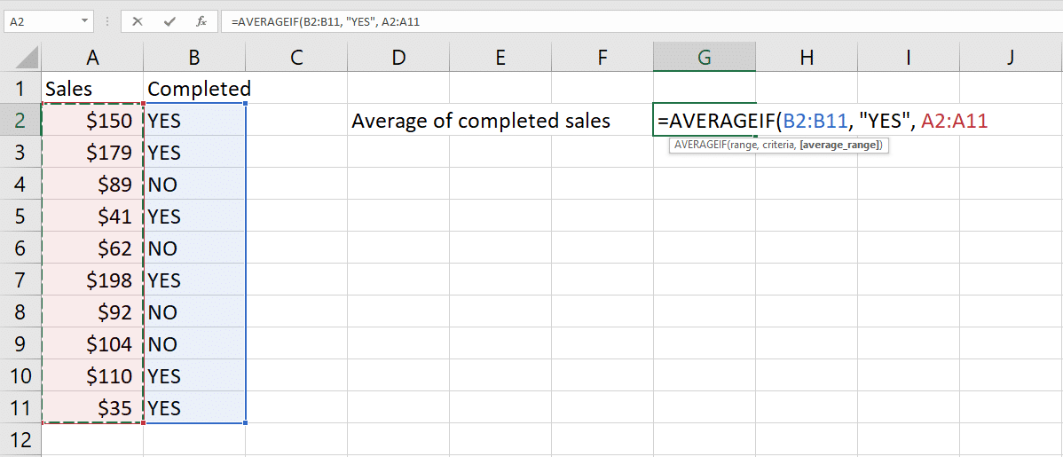 How To Use The Function AVERAGE To Calculate The Mean In Excel
