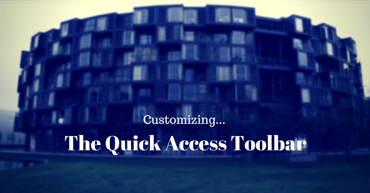 How to Customize the Quick Access Toolbar in Excel (2024)