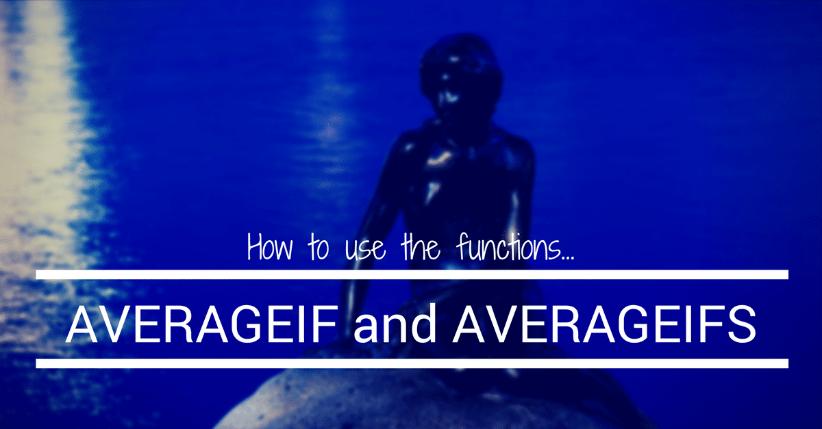 How To Use The Averageif Function In Excel 2024