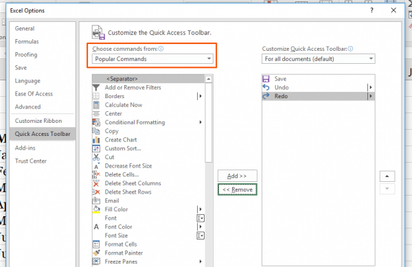 How to Customize the Quick Access Toolbar in Excel (2022)