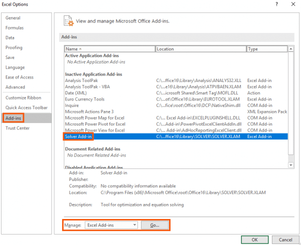 How To Load And Use Excels Solver Add In Fast And Easy 1413