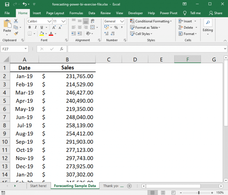 Power BI Forecasting Explained Simply (+ Free Exercise File)