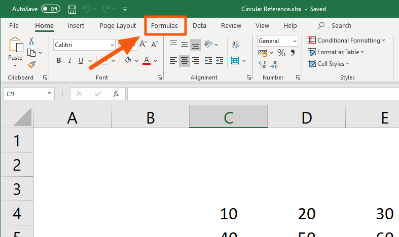 Circular Reference In Excel How To Find Enable Use Or Remove
