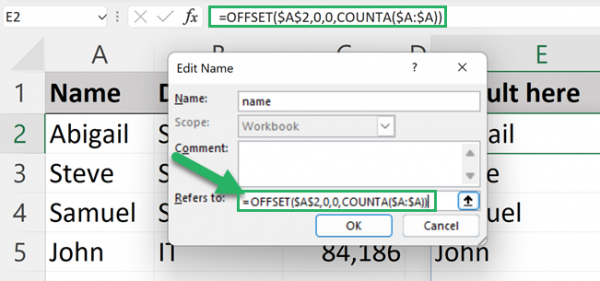 How to Use the OFFSET Function in Excel – 3 Examples (2024)