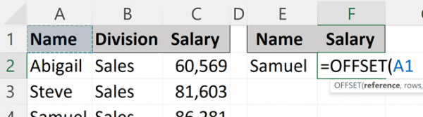 How to Use the OFFSET Function in Excel – 3 Examples (2024)