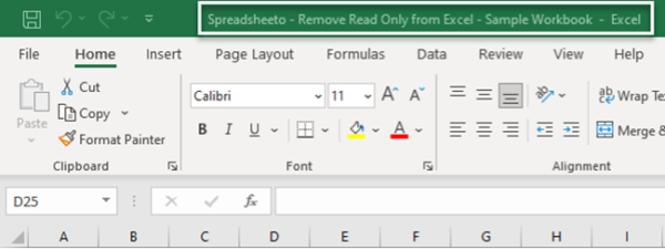 How to Remove Read Only From Excel File: Step-by-Step