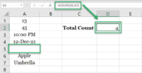How to Use the COUNT function in Excel (and COUNTA)