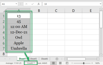 How to Use the COUNT function in Excel (and COUNTA)