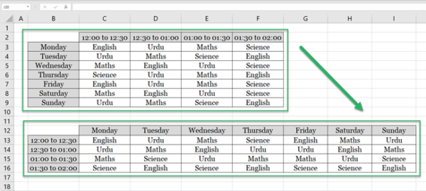 How to Transpose Data in Excel: Turn Rows into Columns (2023)