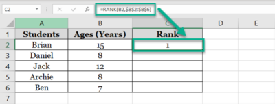 How to Use the RANK Function in Excel + Formula Examples