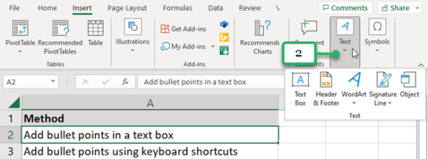How to Add Bullet Points in Excel (4 Best Methods)