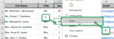 Excel Columns: How to Add or Insert a New Column Easily