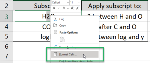 How to Use Superscript and Subscript in Excel (Full Guide)