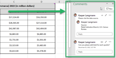 Excel Comments and Notes: How to Add, Edit, and Delete