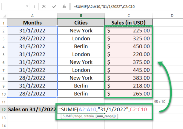 How to Use the SUMIF function in Excel (and SUMIFS)