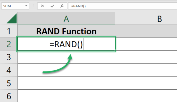 How to Generate Random Numbers in Excel: RAND & RANDBETWEEN