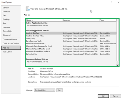 How to Add the Data Analysis Toolpak in Excel (2023)
