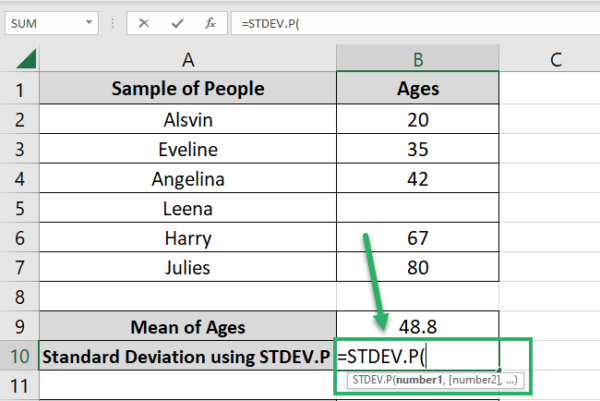 How to Calculate Standard Deviation in Excel Step-by-Step (2024)