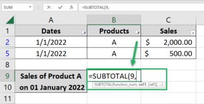 How to Use the Subtotal Function in Excel: Step-By-Step