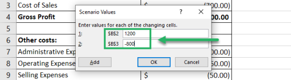How to Use the Scenario Manager in Excel