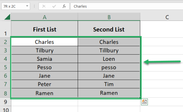 How to Compare Two Columns in Excel: Step-by-Step