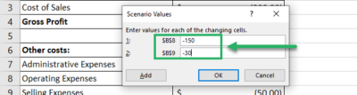 How to Use the Scenario Manager in Excel