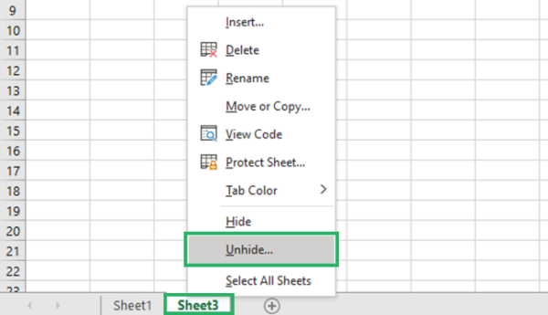 How to Unhide Sheets in Excel: Step-by-Step (Unhide Tabs)