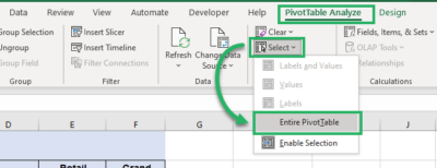 How to Delete a Pivot Table in Excel - With and Without Data