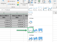 How to Create an Area Chart in Excel