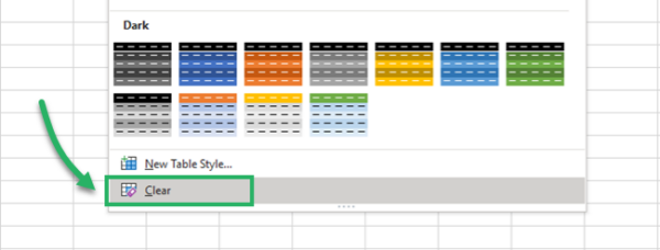 How to Remove Table Formatting in Excel - Without Losing Data