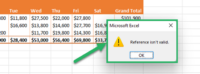 "Reference isn't Valid" Excel Error: How to Fix