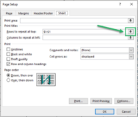 How to Set Excel Print Titles and Print Headings