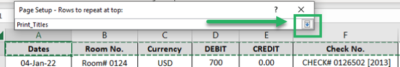 How to Set Excel Print Titles and Print Headings