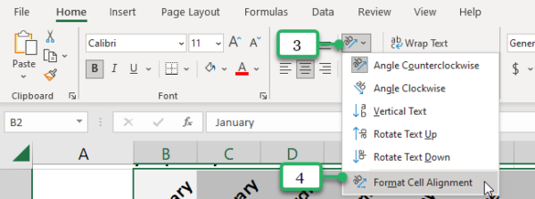 How to Rotate Text in Excel: Change Text Direction (2024)