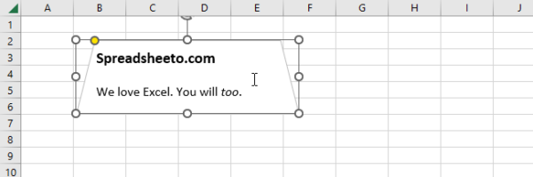 How to Insert a Text Box in Excel (Step-by-Step)