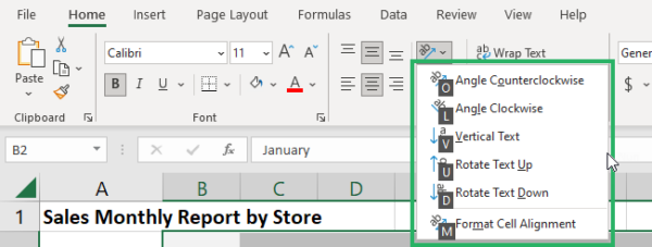 How to Rotate Text in Excel: Change Text Direction (2024)