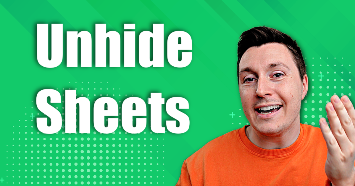 How To Unhide Sheets In Excel Step by Step Unhide Tabs 