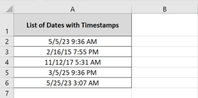 How to Remove Time From Date in Excel (Guide)