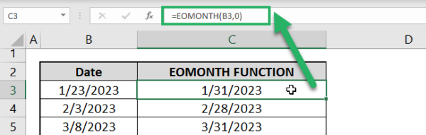 Find the Number of Days in a Month with Excel Formula