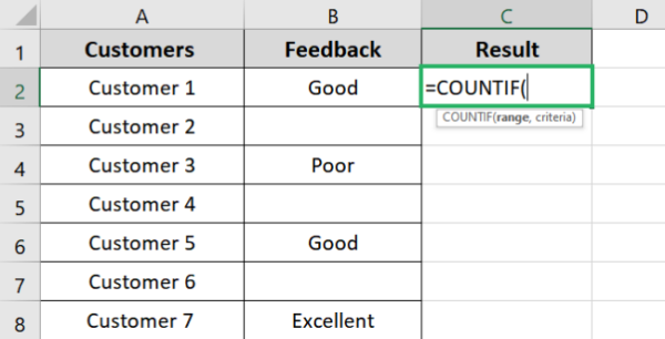 How to Count Not Blank Cells (Excel COUNTIF Function)