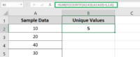 How to Count Unique Values in Excel (and Distinct Values)
