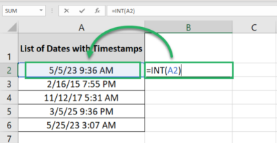 How to Remove Time From Date in Excel (Guide)