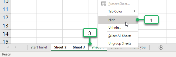 How to Hide Worksheets and Tabs in Excel (With Password)
