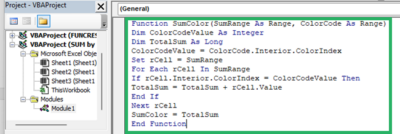 How to SUM by color in Excel: Step-by-Step Guide (2024)