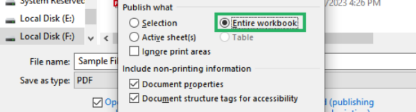 How to Save Excel as PDF: Single Sheet or Entire File (2024)