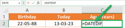 Excel DATEDIF Function: Find Difference Between Dates (2024)